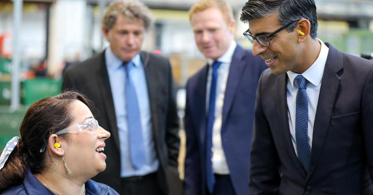 Rishi Sunak Visits Teconnex | Teconnex Clamp Manufacturers